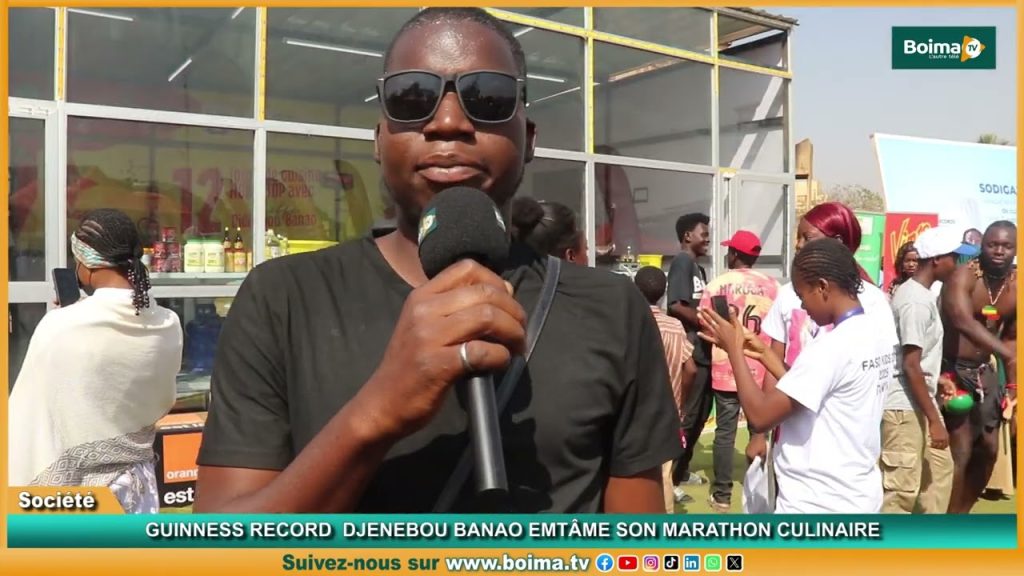 Guinness record : Djénébou BANAO entame son marathon culinaire - Boima TV